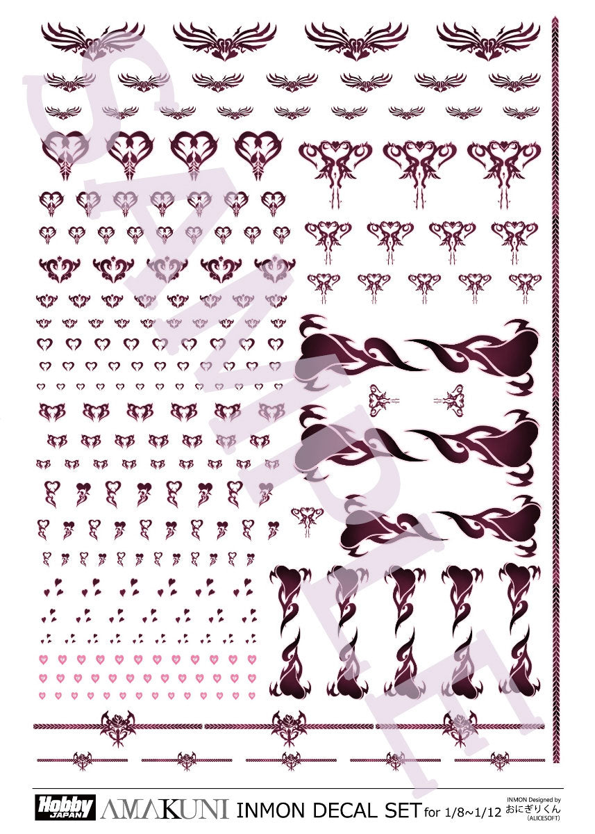 INMONデカールセット vol.1 1/8～1/12スケール用 – SOOTANG HOBBY